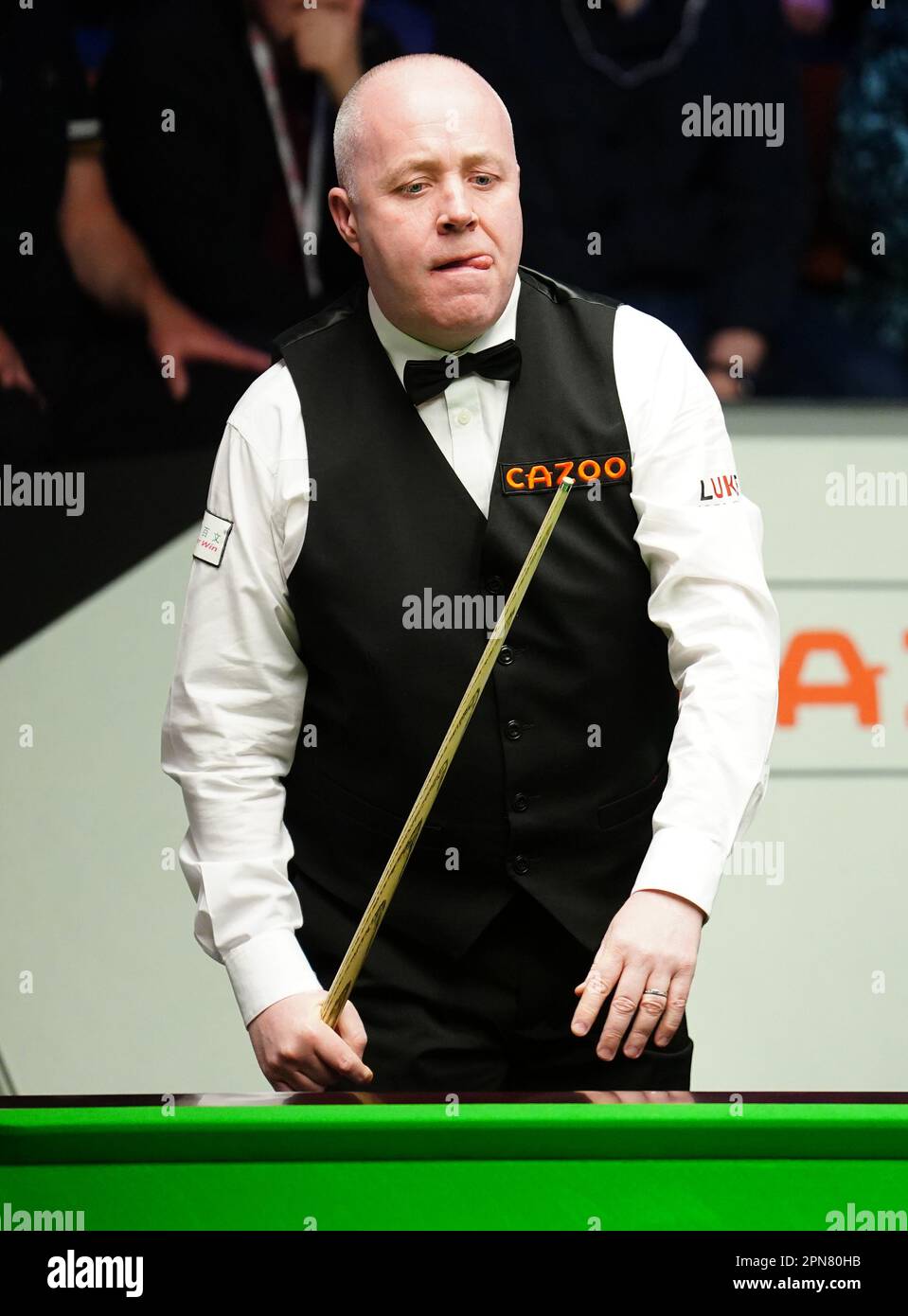 John Higgins during his match with David Grace during day three of the ...