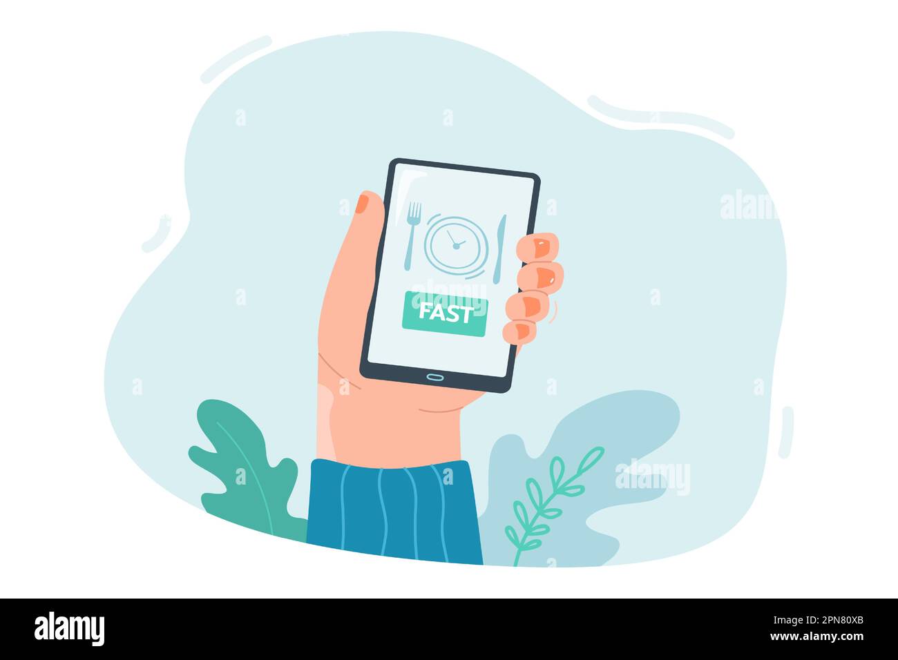 Setting concept on mobile Cut Out Stock Images & Pictures - Alamy