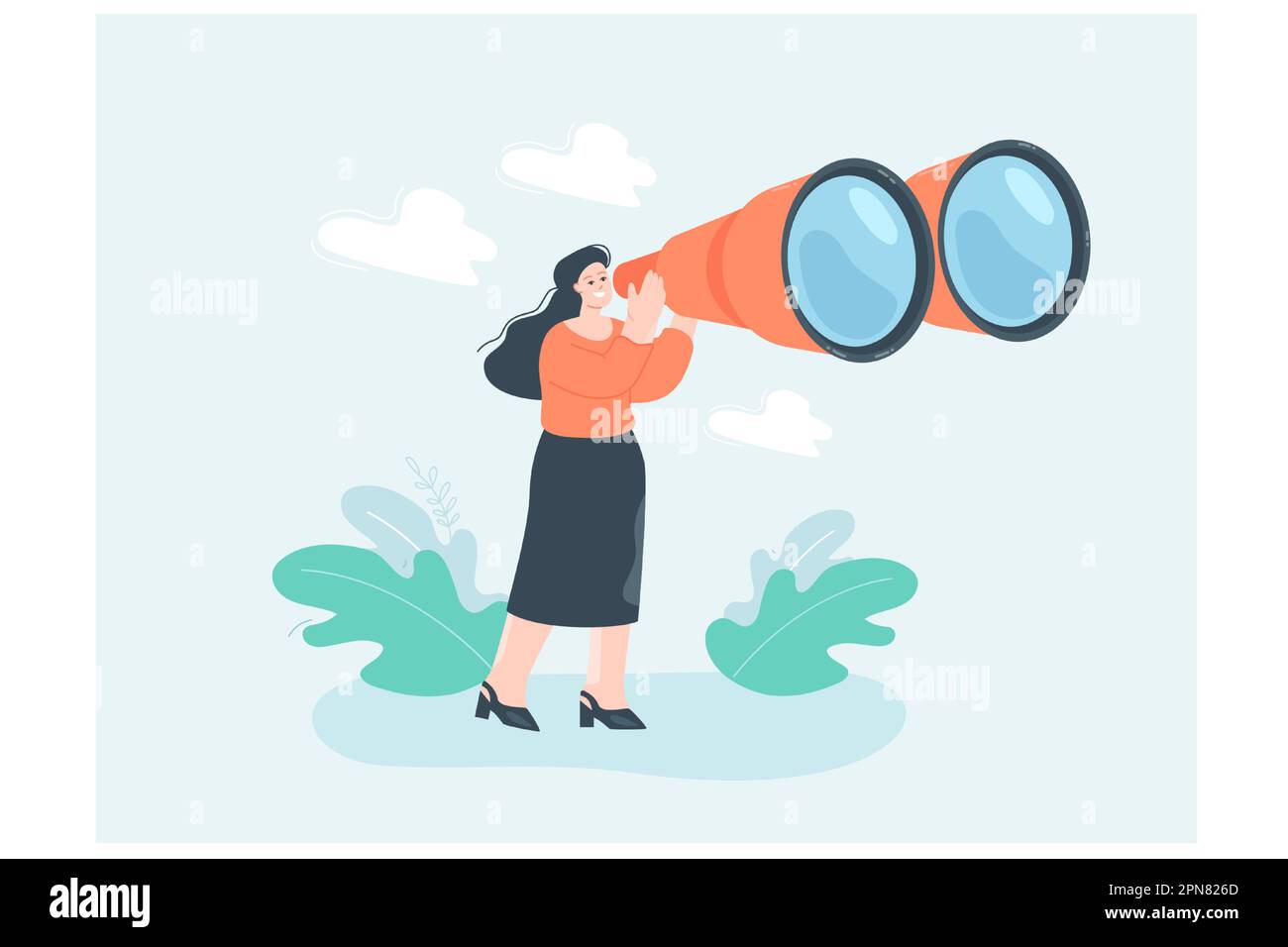 View through glasses Stock Vector Images - Alamy