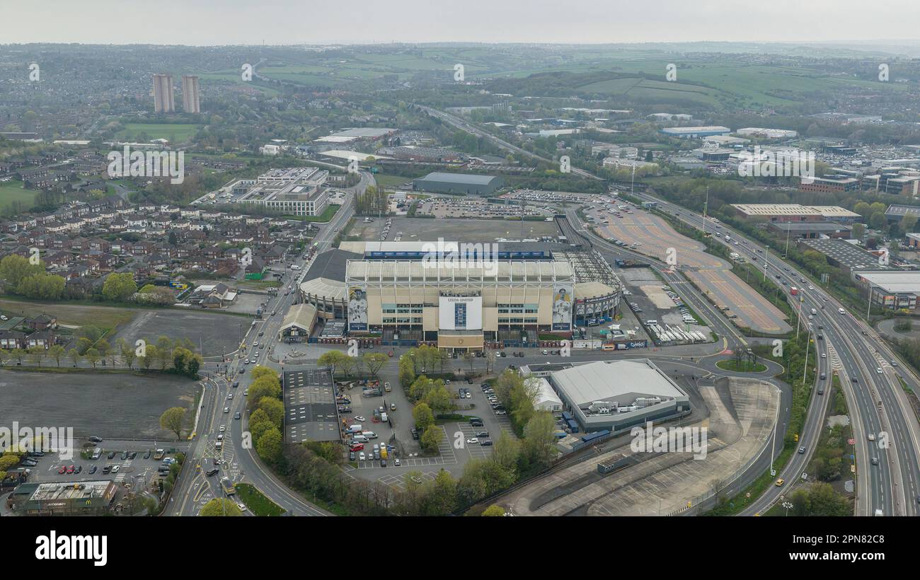 Aerial view of elland road hi-res stock photography and images - Alamy
