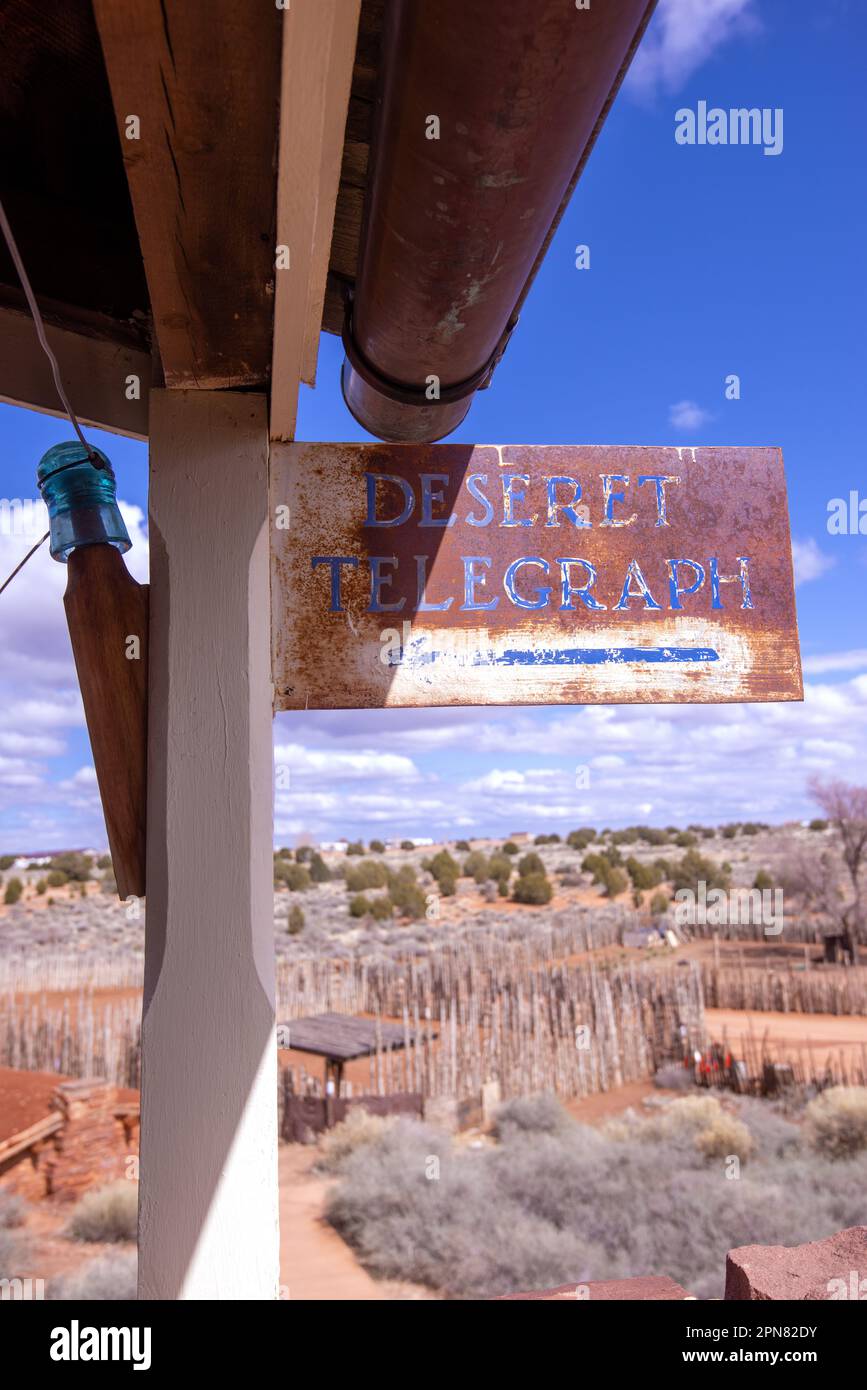 Historic telegraph service at Pipe Spring National Monument, Arizona ...