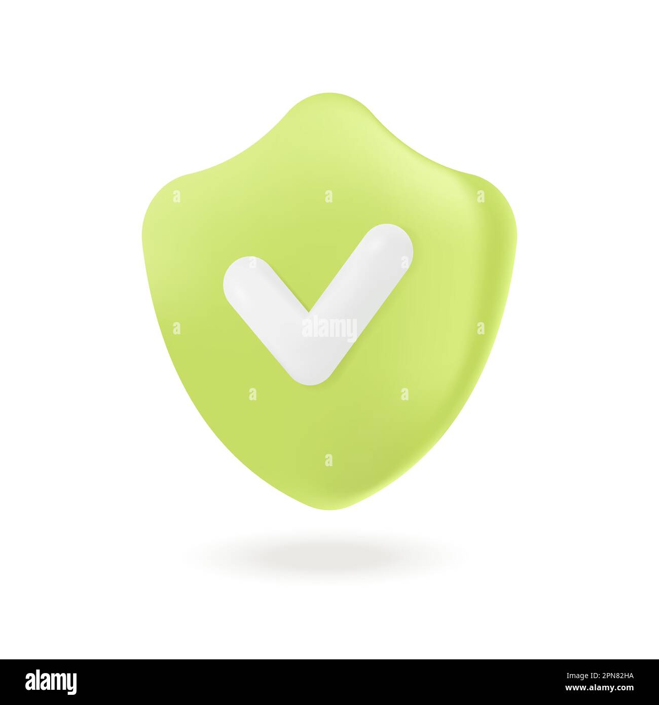 Green shield badge check hi-res stock photography and images - Alamy