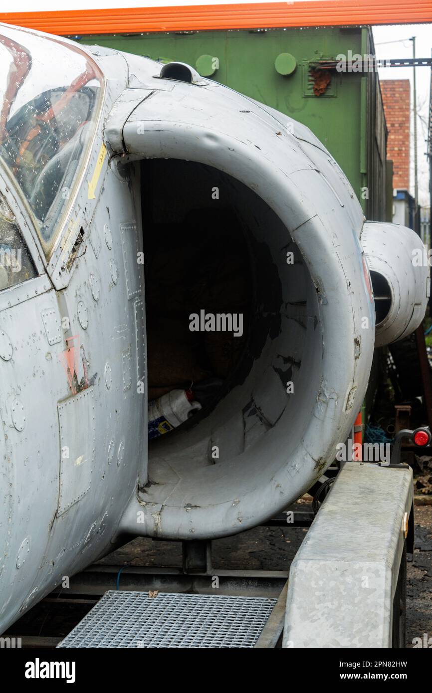Hawker Siddeley P.1127 XV280. South Yorkshire Air Museum Stock Photo ...