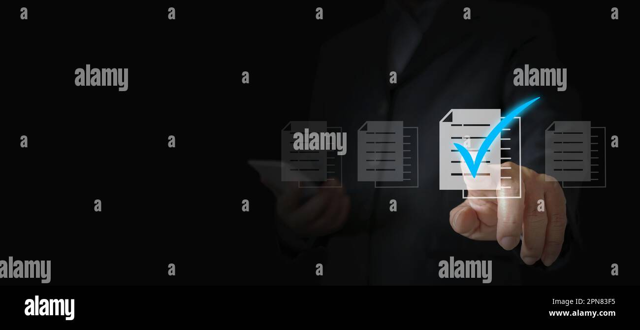 Approval documents hi-res stock photography and images - Alamy
