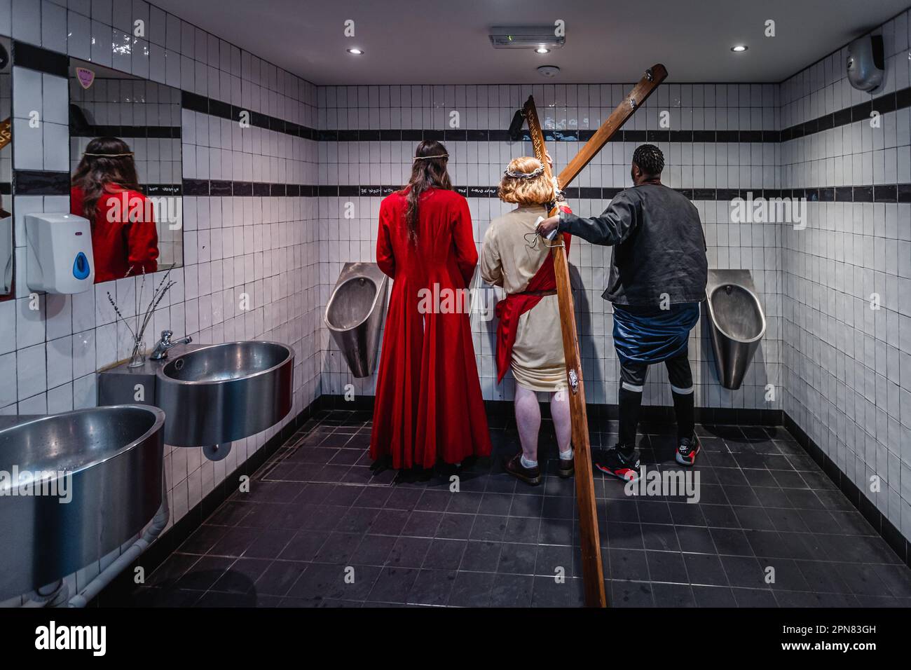 Toilet humour by Jesus Christ cosplayers for Christathon on Easter ...