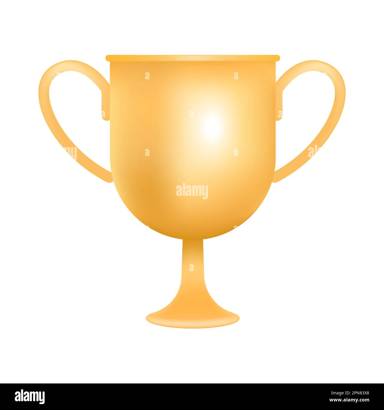 Shiny gold cup 3D icon Stock Vector Image & Art - Alamy