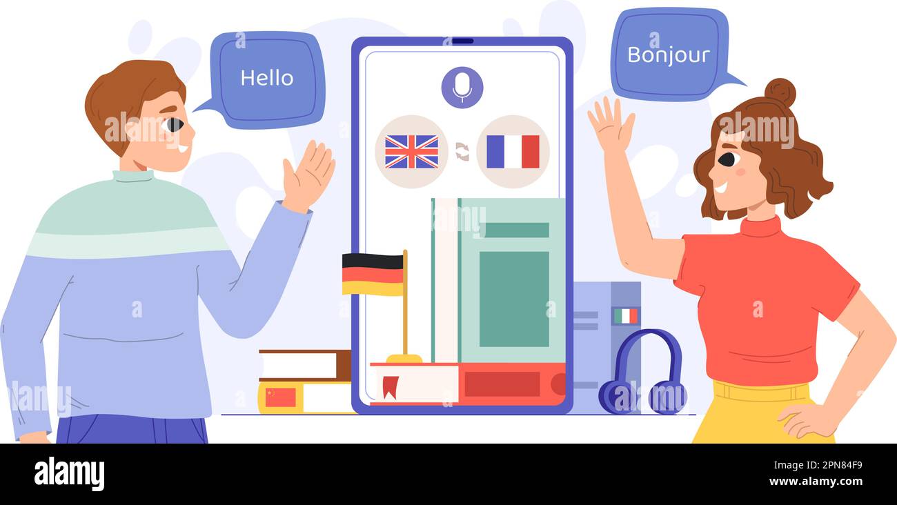 Digital language translator, international study and vocabulary ...