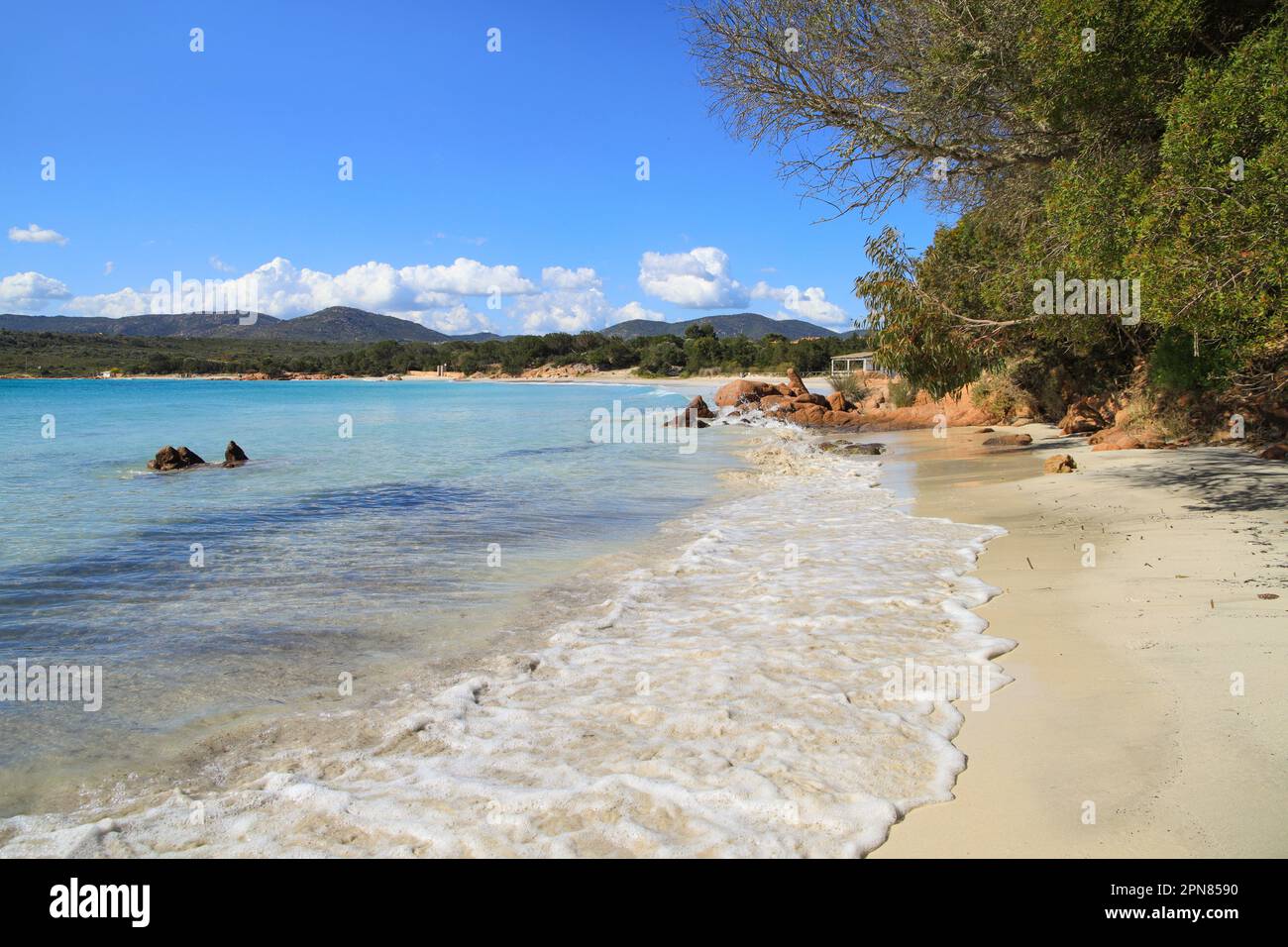 Beautiful view at the beach Capo Ceraso, Sardinia Stock Photo - Alamy