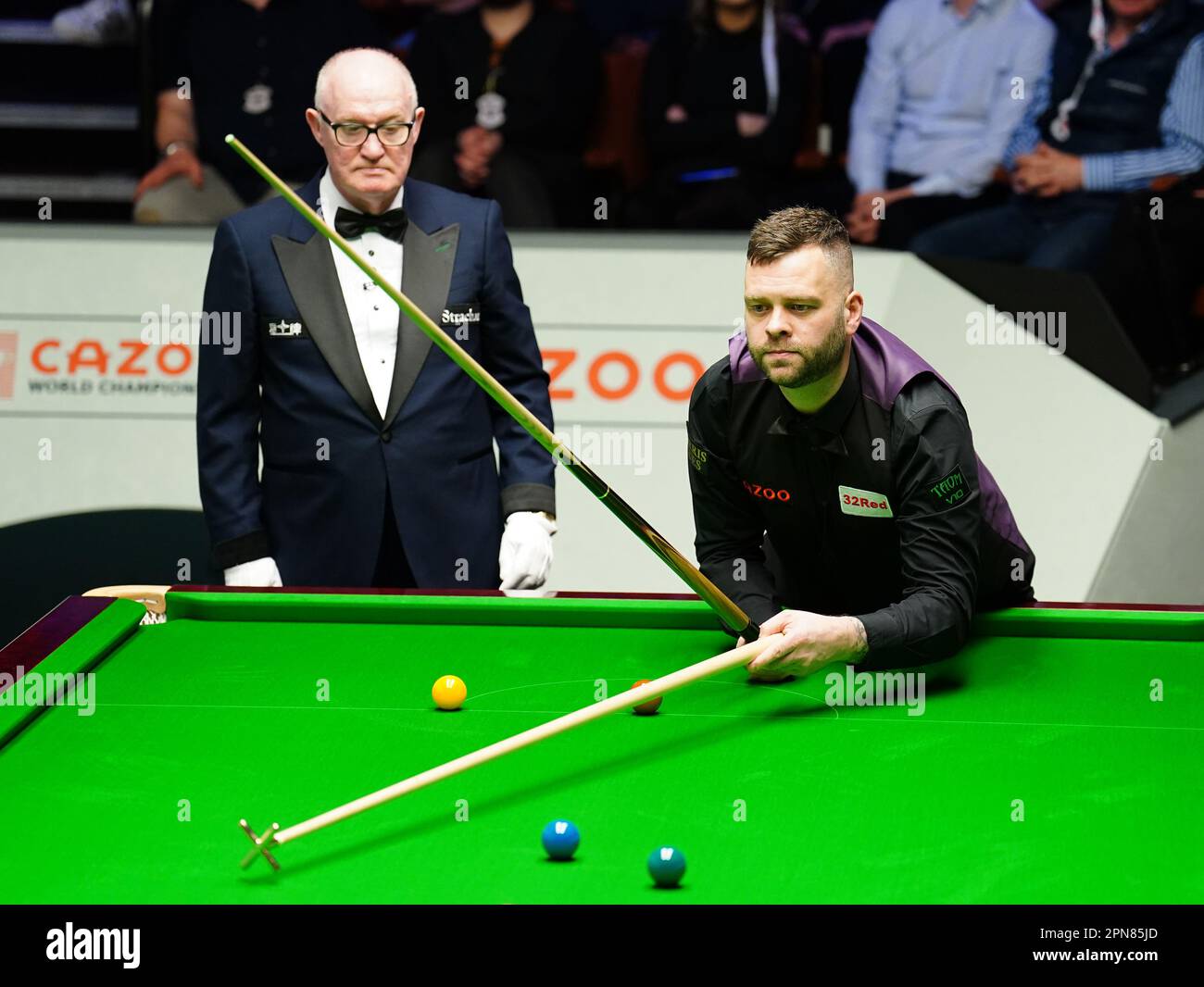 Jimmy Robertson during his match with Mark Williams during day three of ...