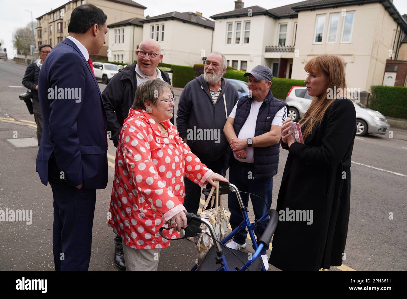 Labour Deputy Leader Angela Rayner And Scottish Labour Leader Anas