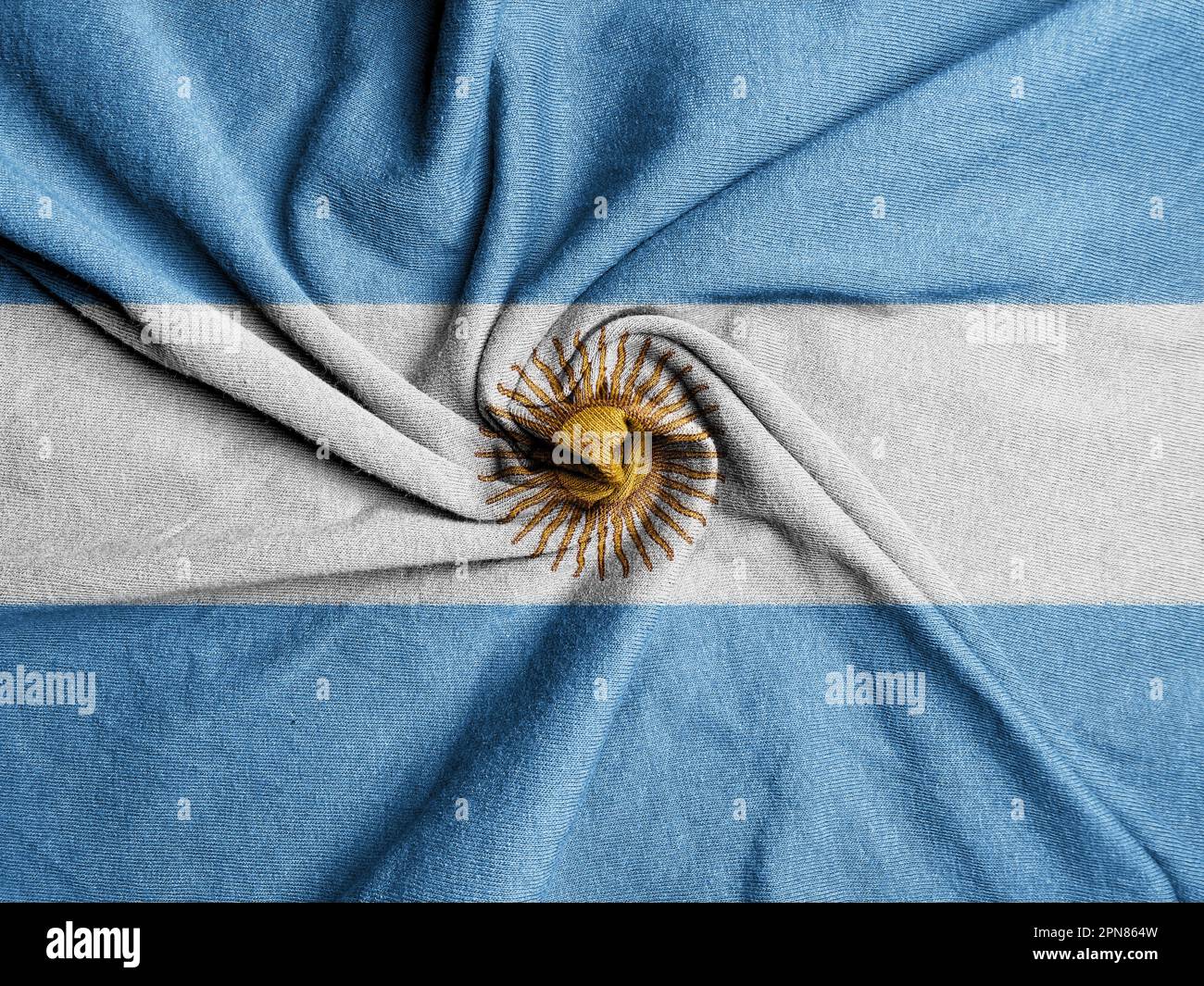 Fabric Flag of the Argentina, National Flag of the Argentina Stock ...