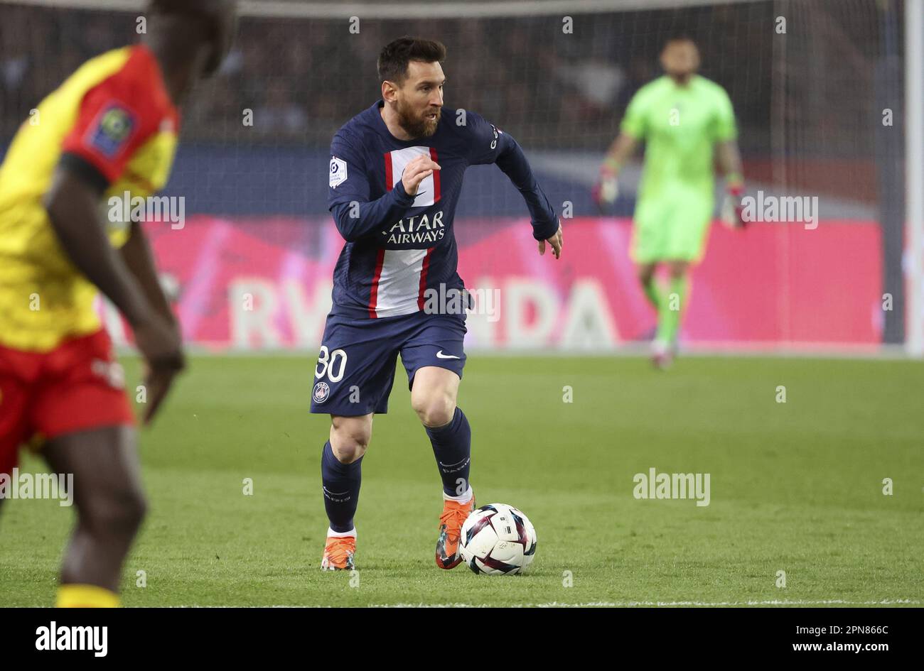 Lionel Messi of PSG during the French championship Ligue 1 football ...
