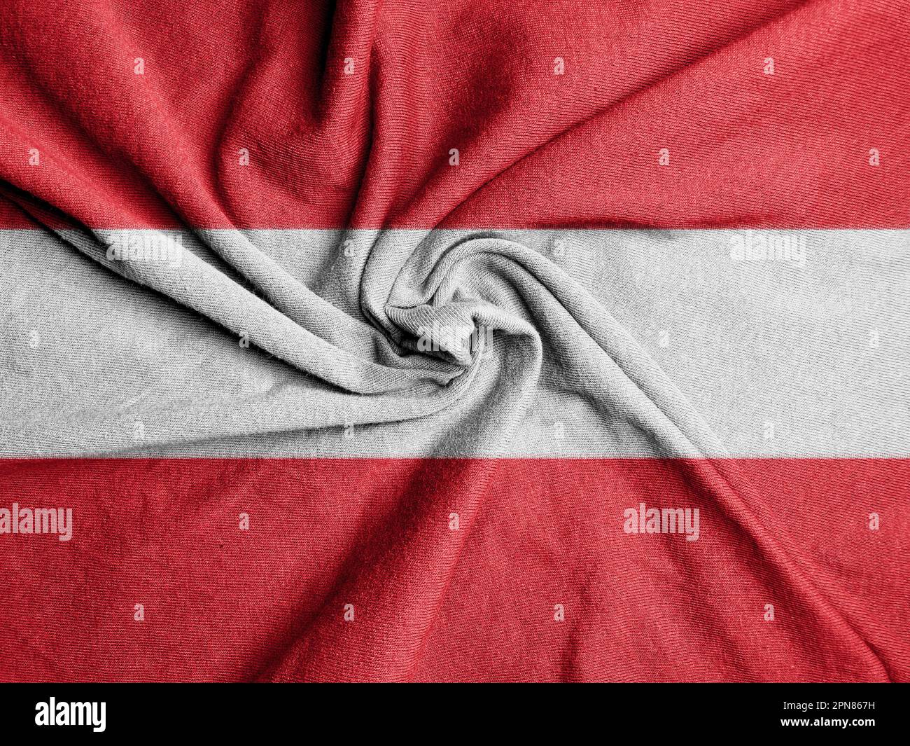 Fabric Flag of the Austria, National Flag of the Austria Stock Photo ...