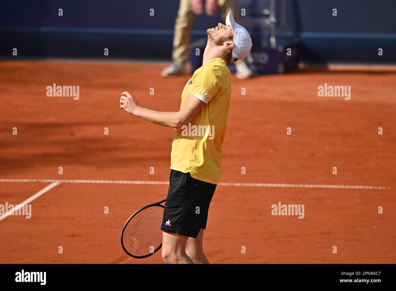 Munich. 17th Apr, 2023. Yannick HANFMANN (GER), disappointment ...