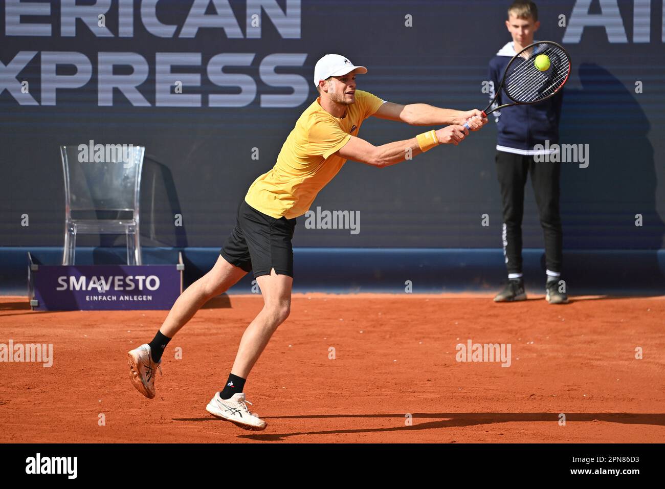 Munich, Deutschland. 17th Apr, 2023. Yannick HANFMANN (GER) action ...