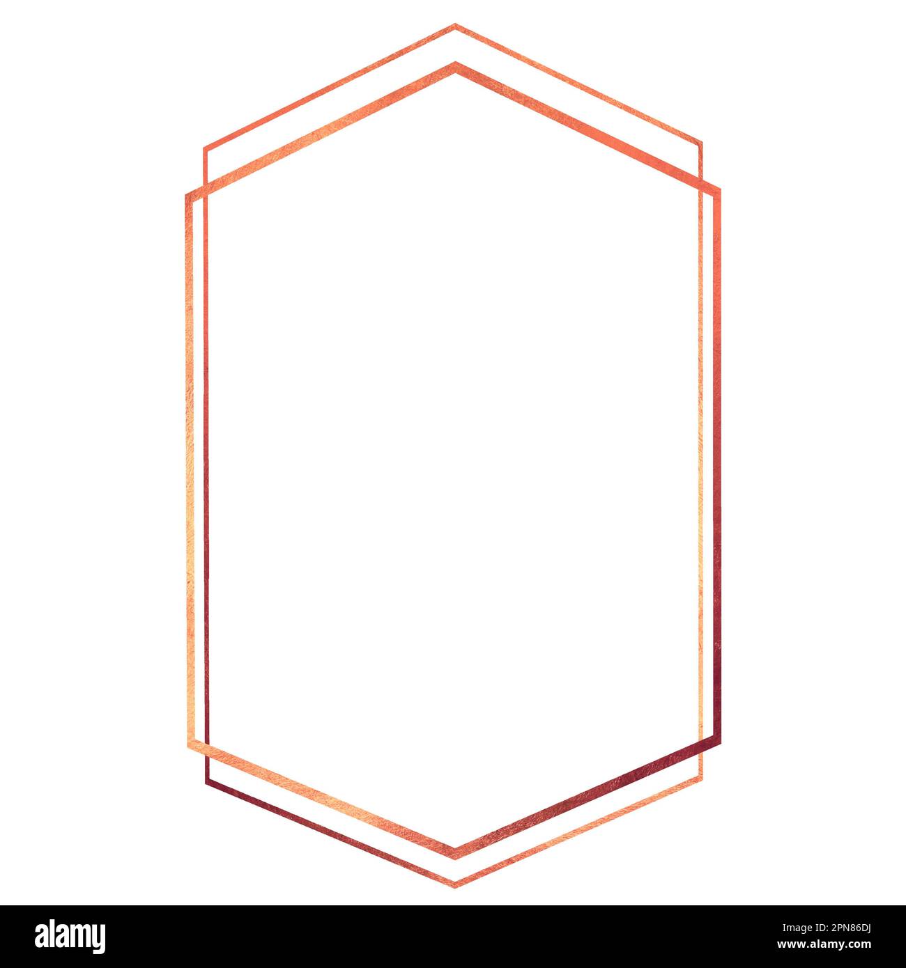 Beautiful thin bronze frame, round shape, square, pentagonal and ...