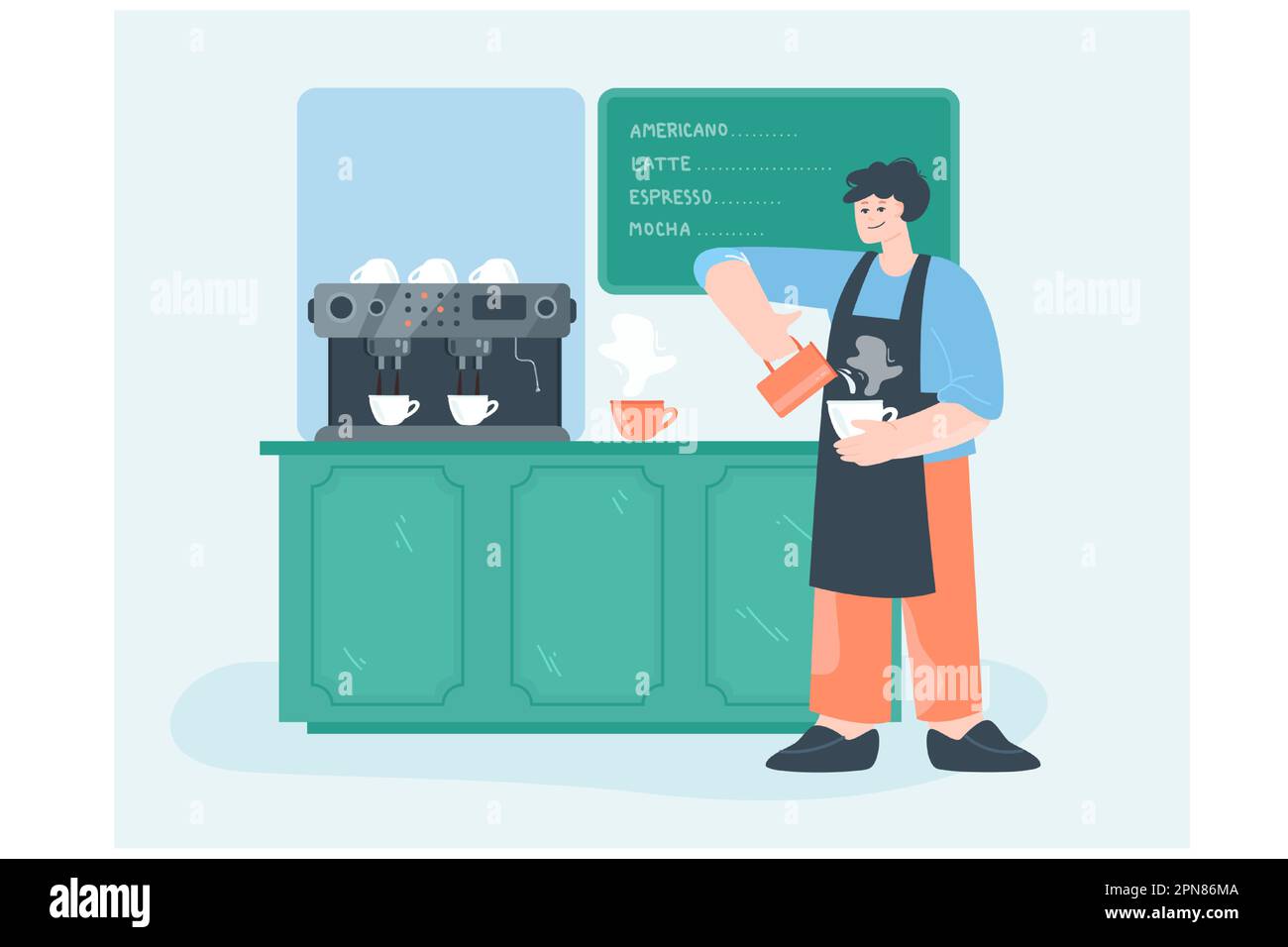 Bartender barista Cut Out Stock Images & Pictures - Alamy