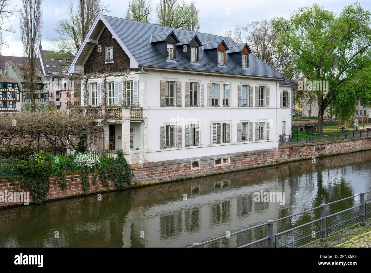 A canal side house in Strasbourg, France Stock Photo - Alamy