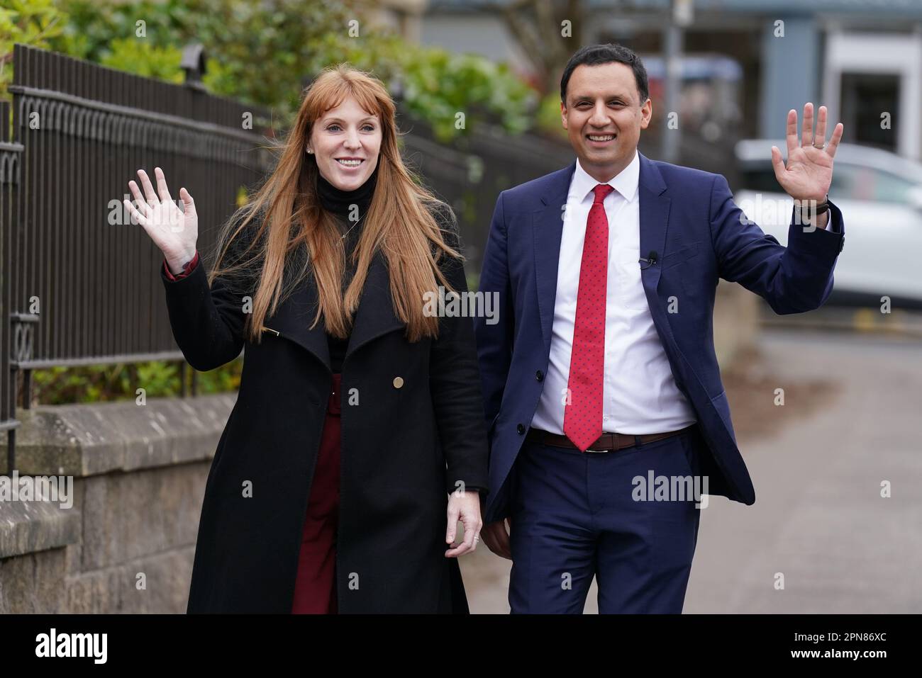 Labour Deputy Leader Angela Rayner And Scottish Labour Leader Anas