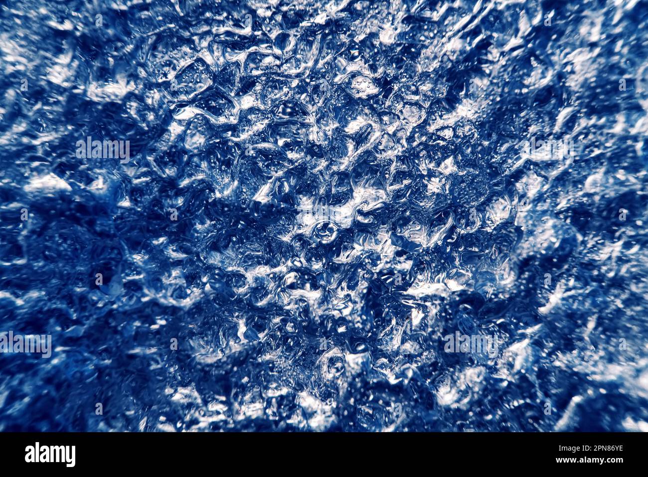 Springtide. Cat's ice (secondary ice over winter ice) after morning ...