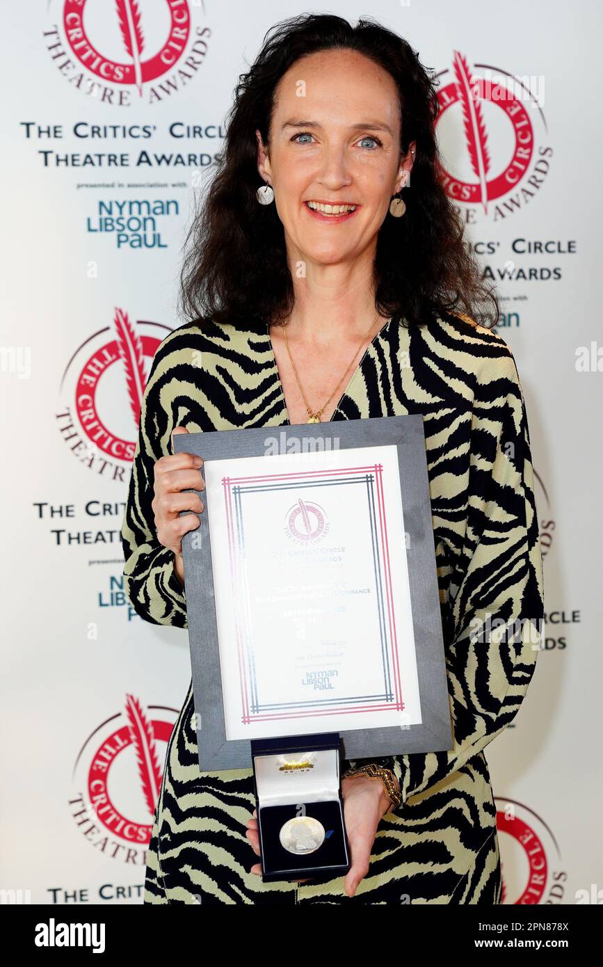 Griselda Yorke accepts the 'Best Shakespearean Performance' Award on ...