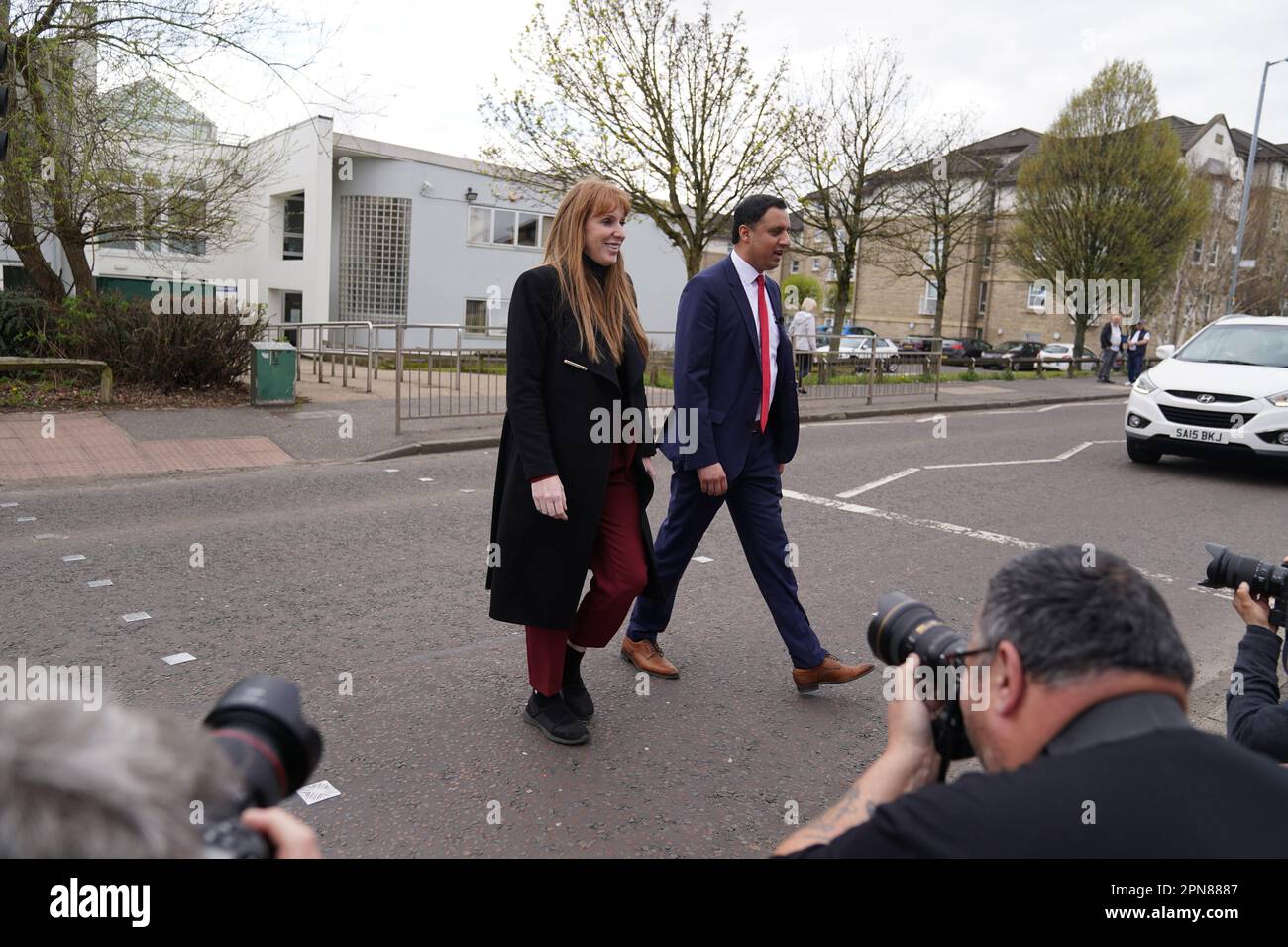 Labour deputy leader Angela Rayner and Scottish Labour leader Anas ...