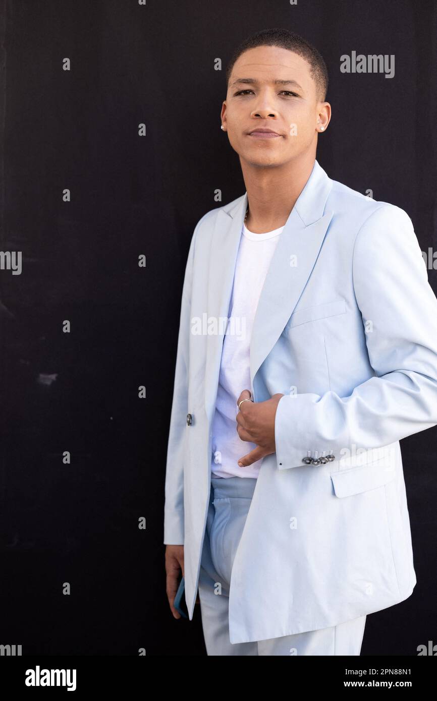 Cannes, France. 17th Apr, 2023. Cantona James attends the Spinners ...