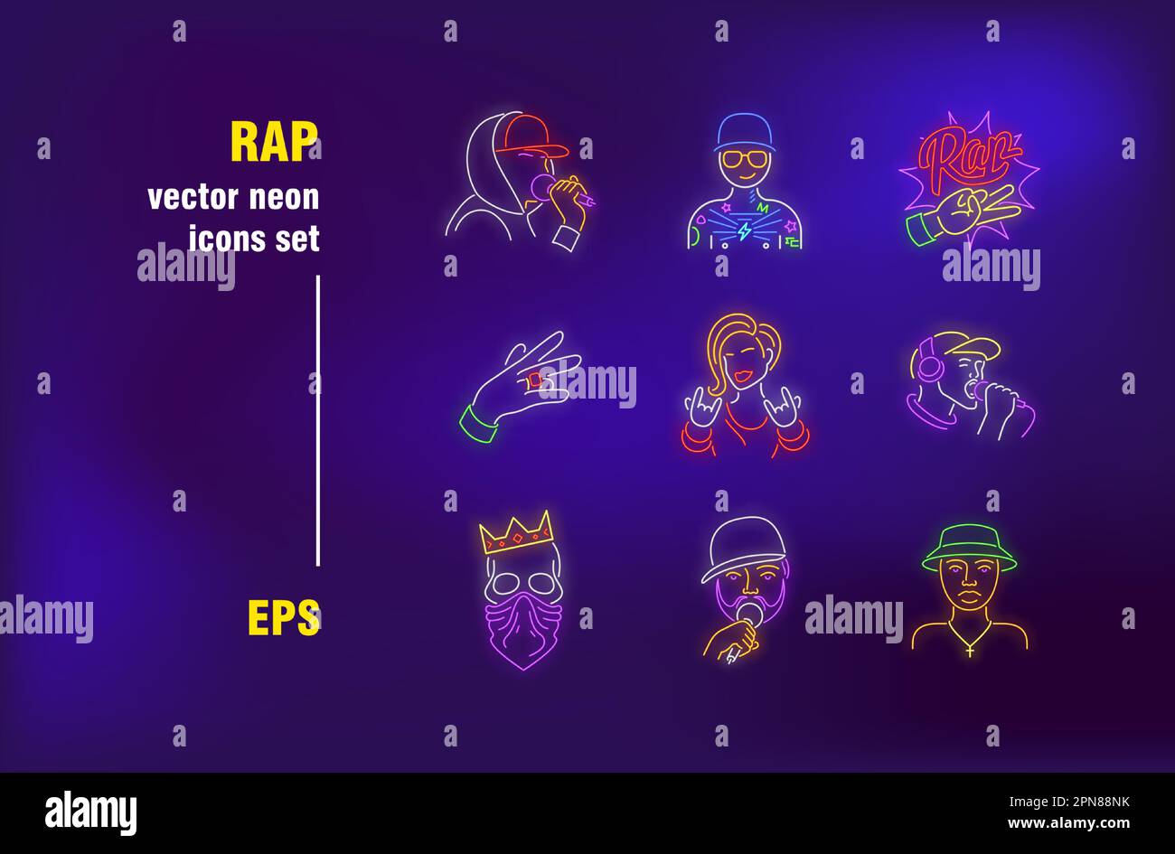 Singer promotion Stock Vector Images - Alamy