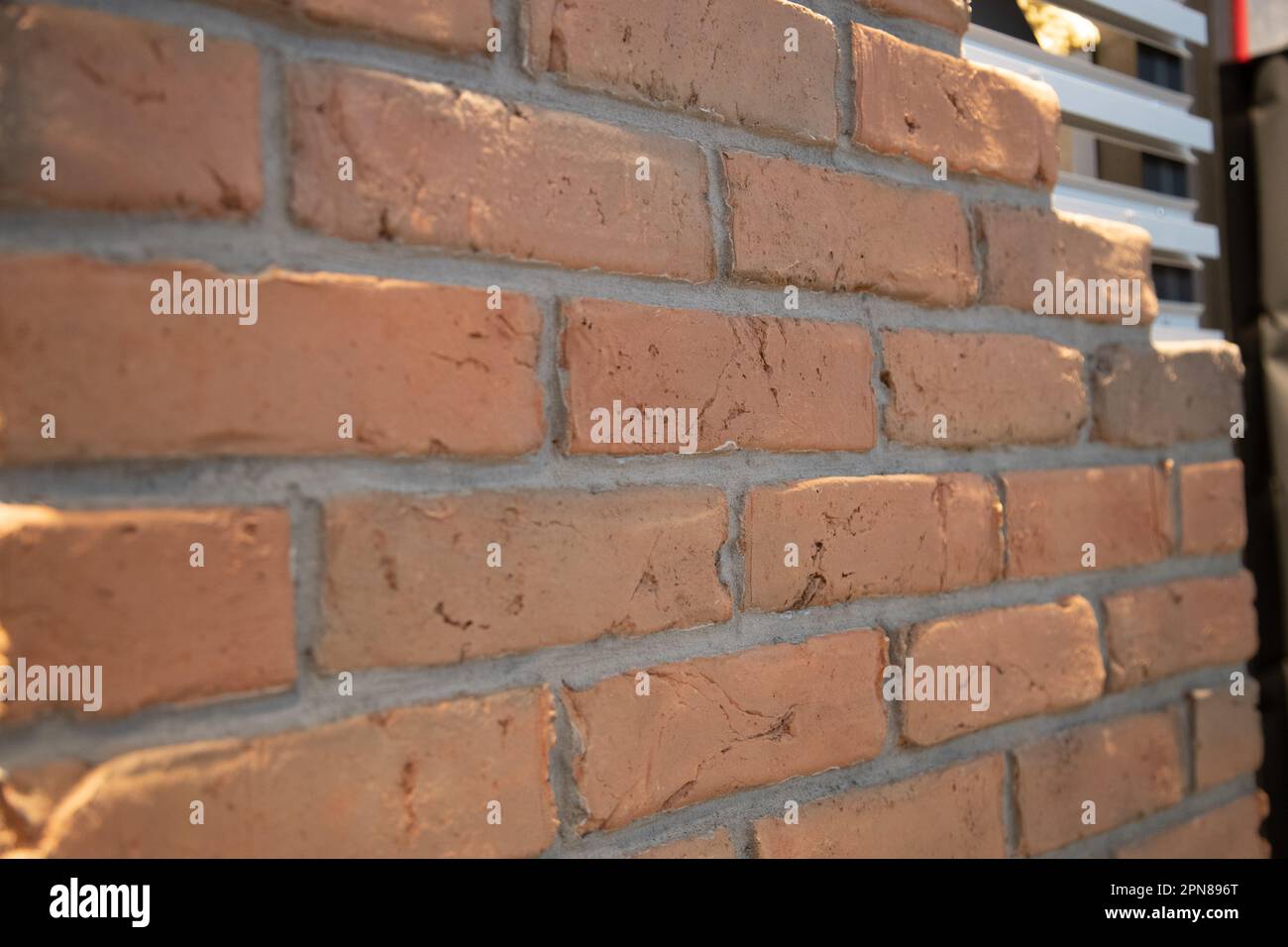 Munich, Germany. 17th Apr, 2023. Backstein/Ziegelstein bei der Bau, der ...