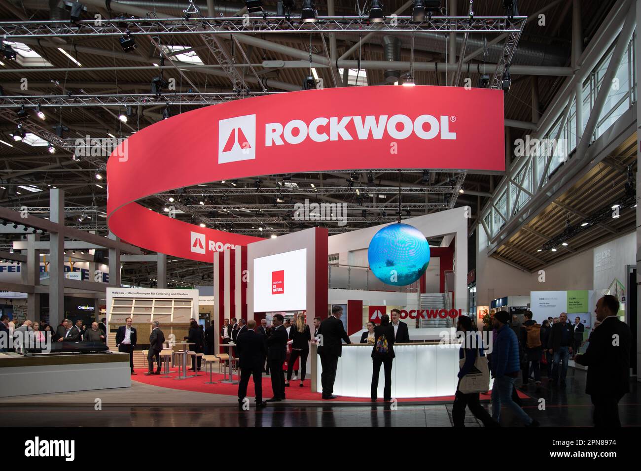 Munich, Germany. 17th Apr, 2023. Rockwool bei der Bau, der ...