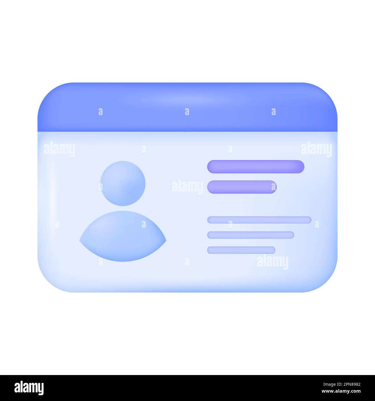 Employee identification concept icon Cut Out Stock Images & Pictures ...