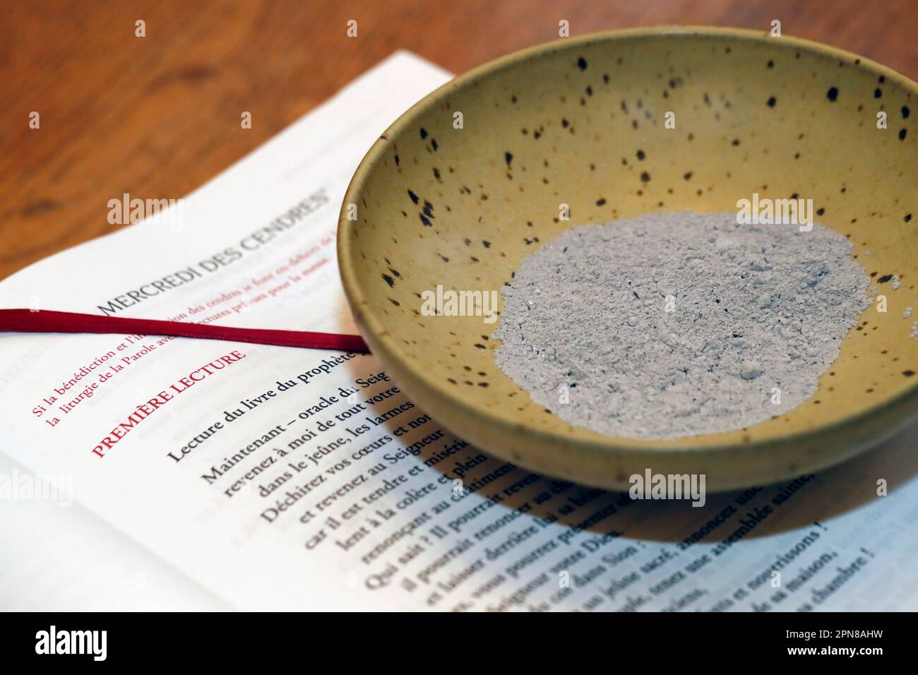 Saint Joseph church. Catholic mass. Ash wednesday celebration : the ...