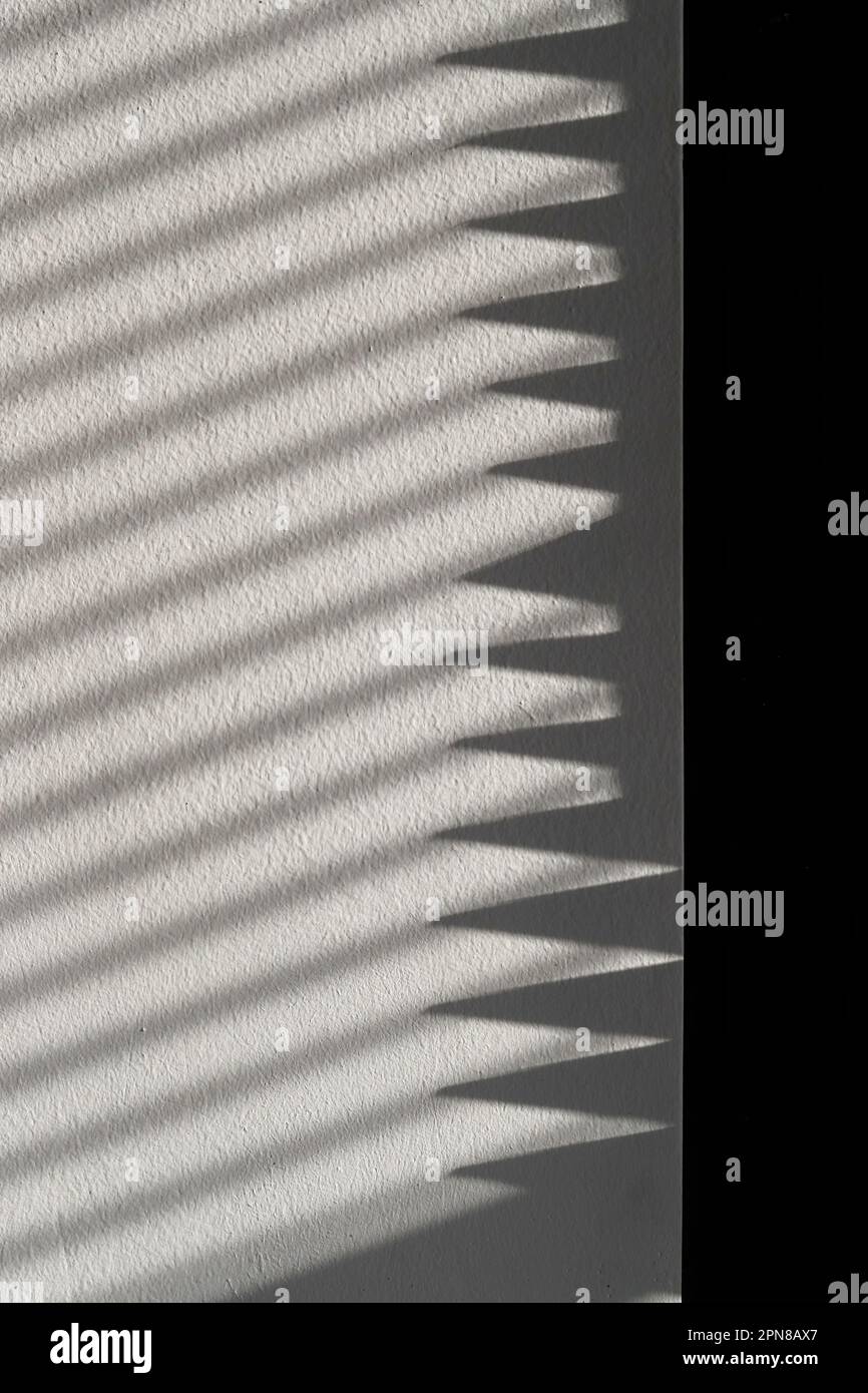 Shadow cast on wall - window venetian blinds Stock Photo - Alamy