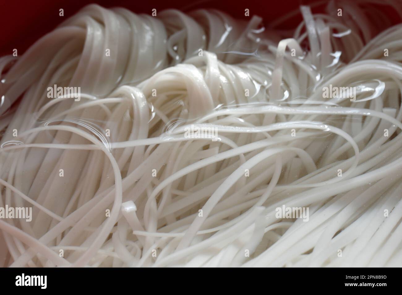 Asian kitchen. Tapioca noodles for vietnamese soup Stock Photo - Alamy