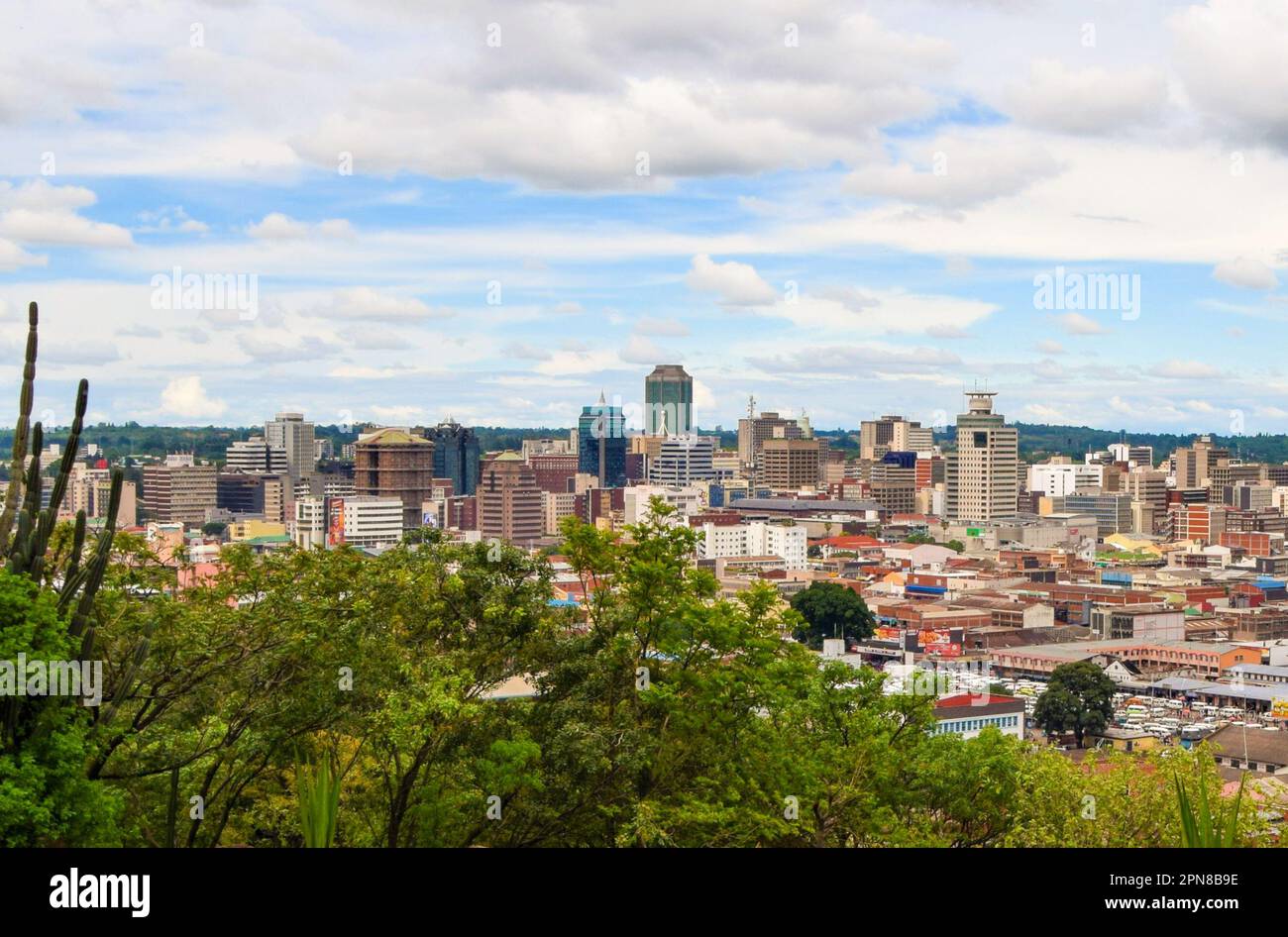 Harare city panoramic view hi-res stock photography and images - Alamy