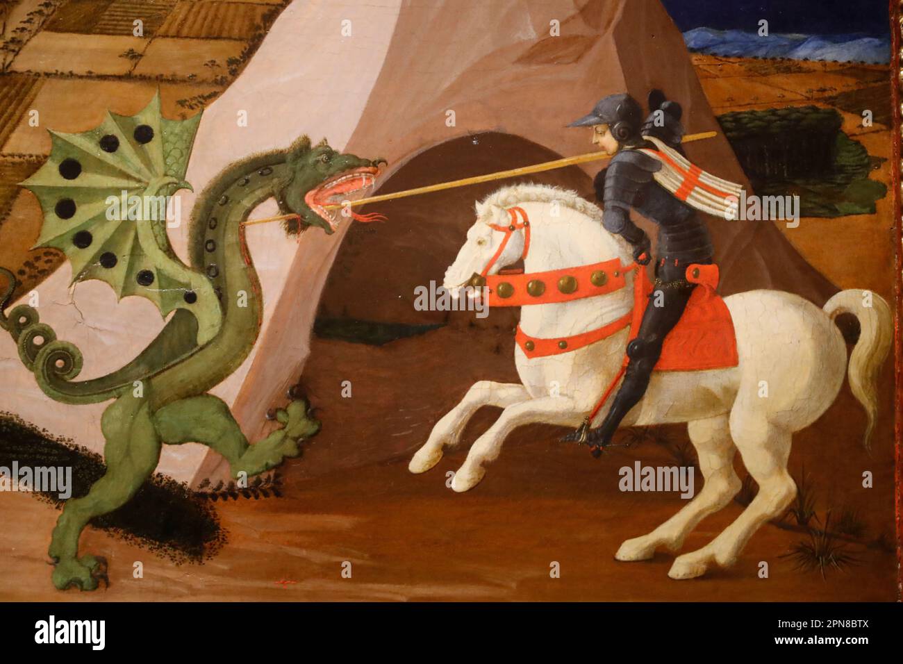 Jacquemart-Andre Museum. Saint George Killing the Dragon. Paolo Uccello ...