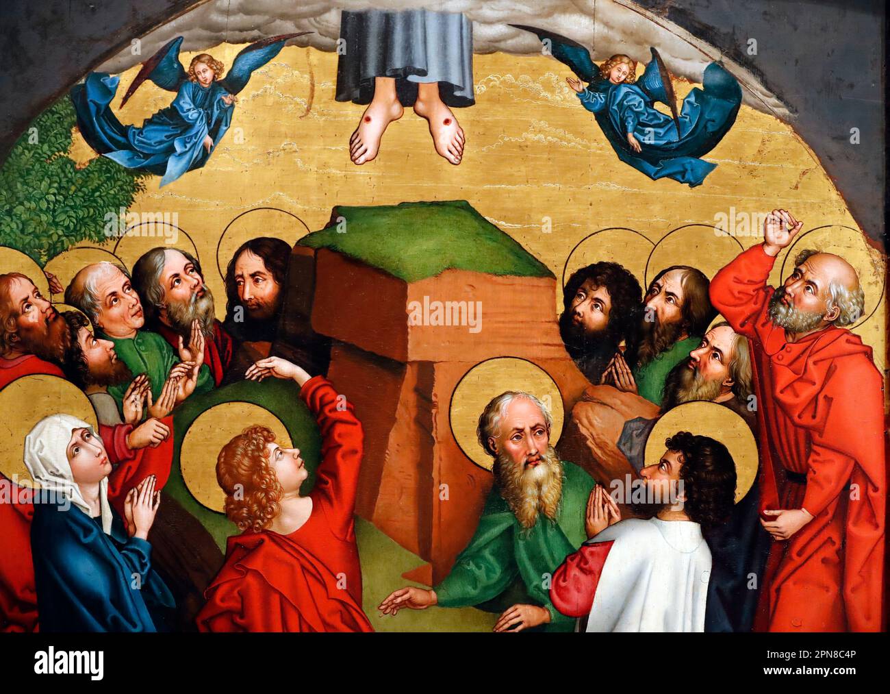 Unterlinden Museum. The Feast of the Ascension of Jesus Christ. Oil on ...