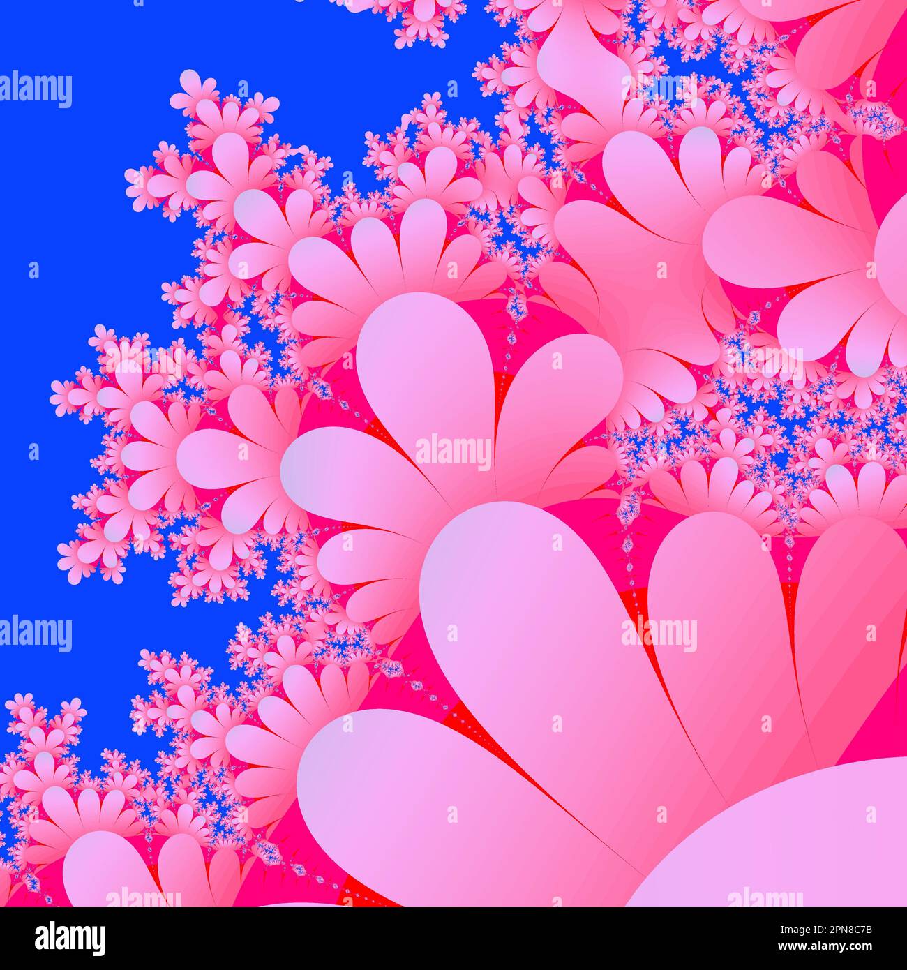 Original 4K x 4K handmade artwork (not AI). A unique colourful and ...