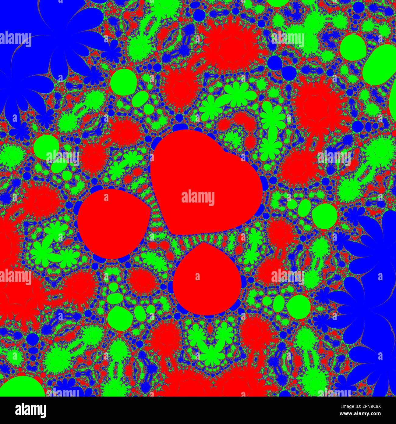 Original 4K x 4K handmade artwork (not AI). A unique colourful and ...