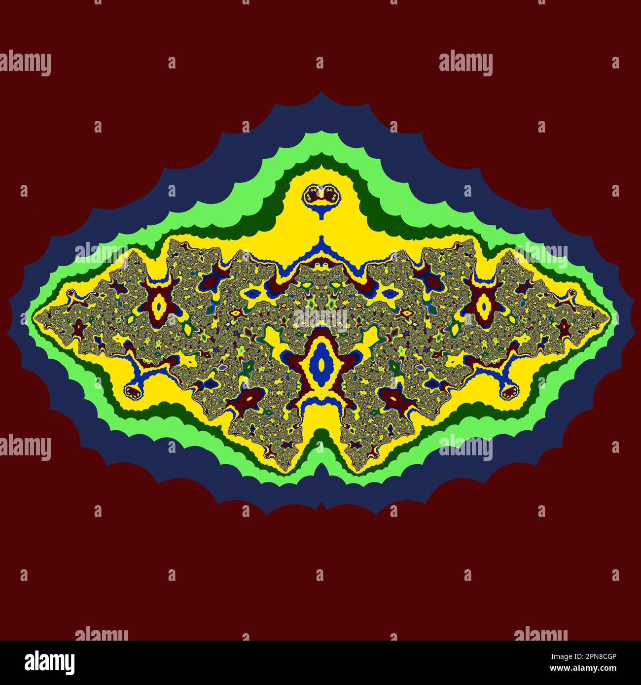 Original 4K x 4K handmade artwork (not AI). A unique colourful and ...