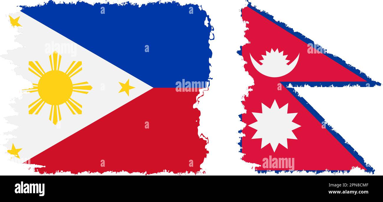 Nepal philippines flag hi-res stock photography and images - Alamy