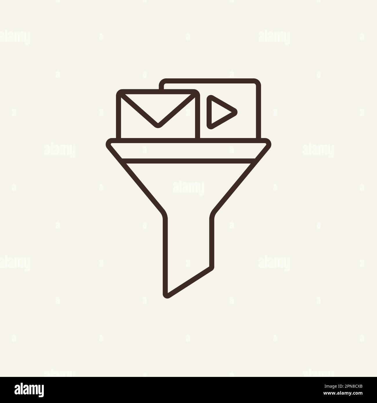 Data content filter icon hi-res stock photography and images - Alamy