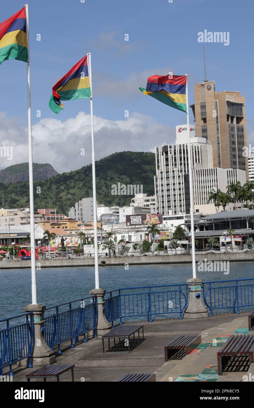 Port Louis was used as a harbour by the Dutch settlers from 1606 Stock ...