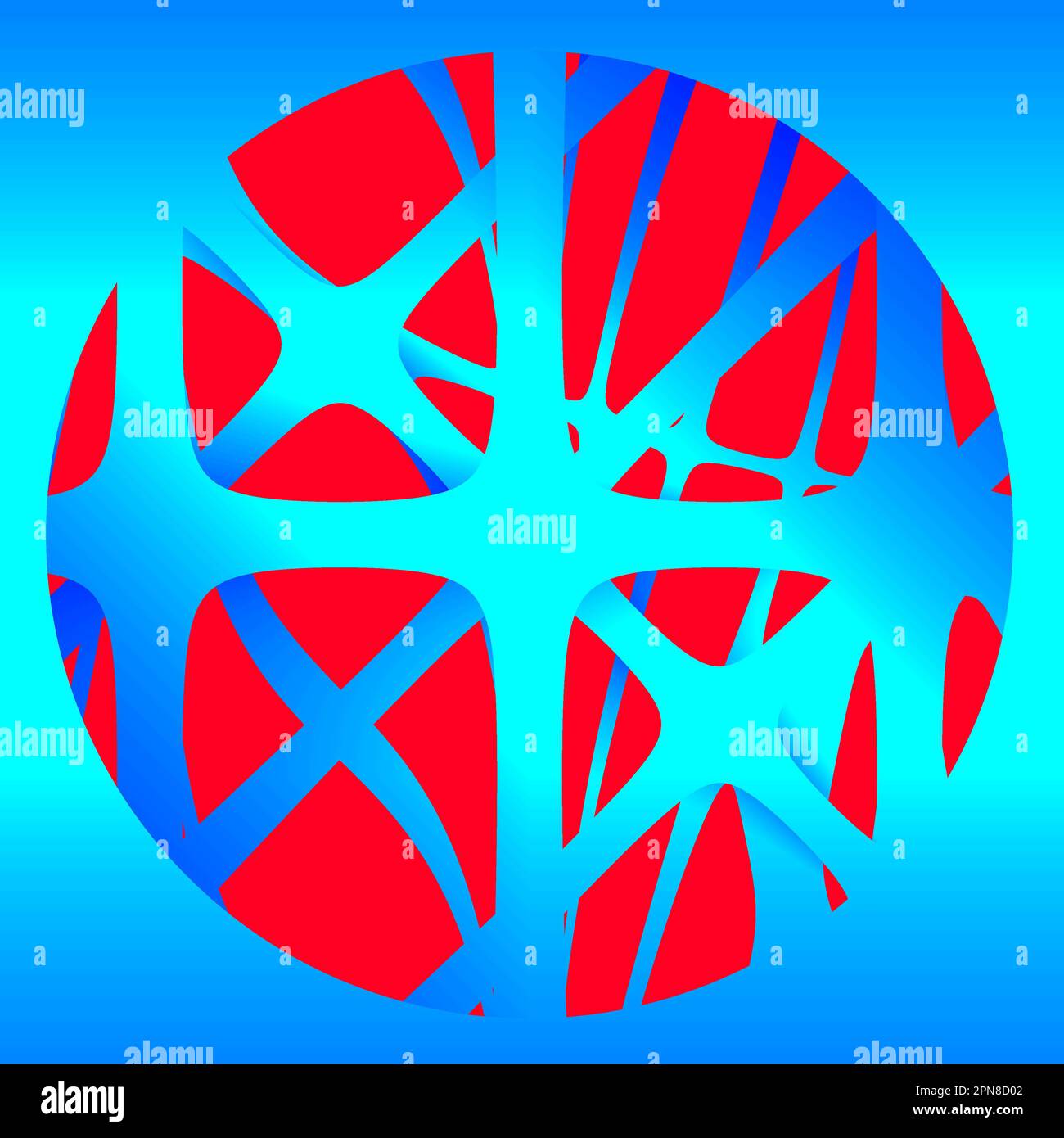 Original 4K x 4K handmade artwork (not AI). A unique colourful and ...