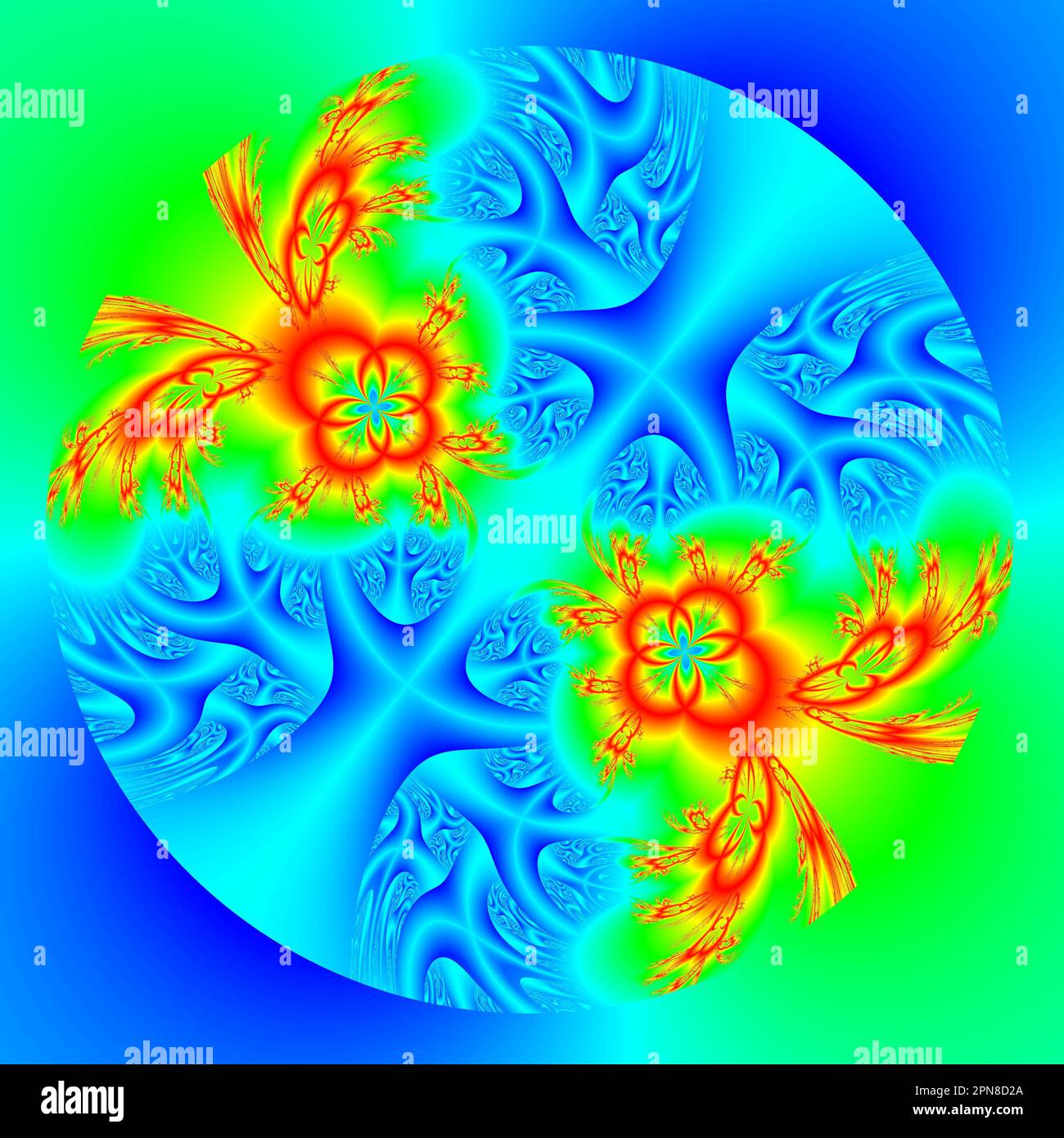 Original 4K x 4K handmade artwork (not AI). A unique colourful and ...
