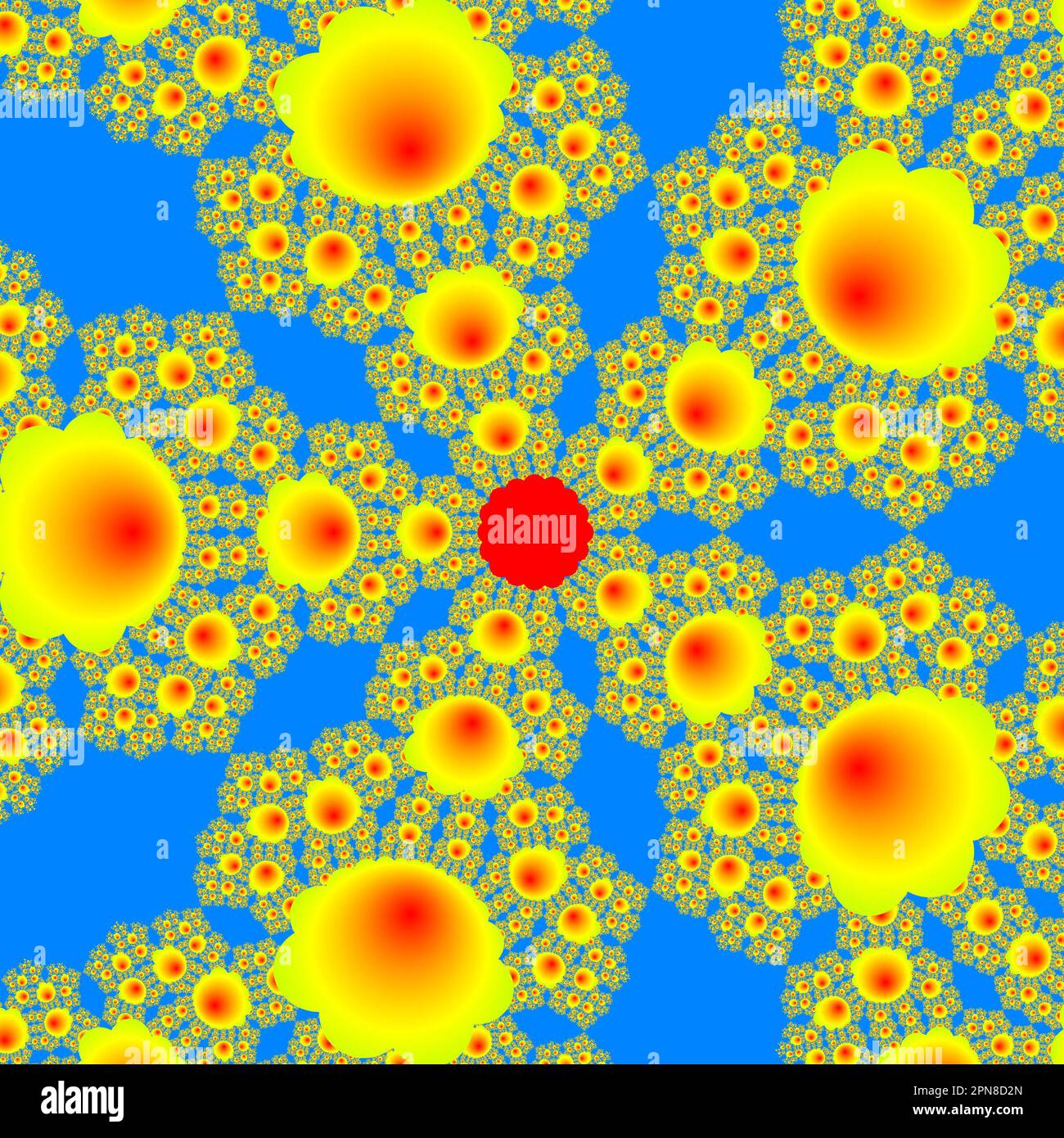 Original 4K x 4K handmade artwork (not AI). A unique colourful and ...