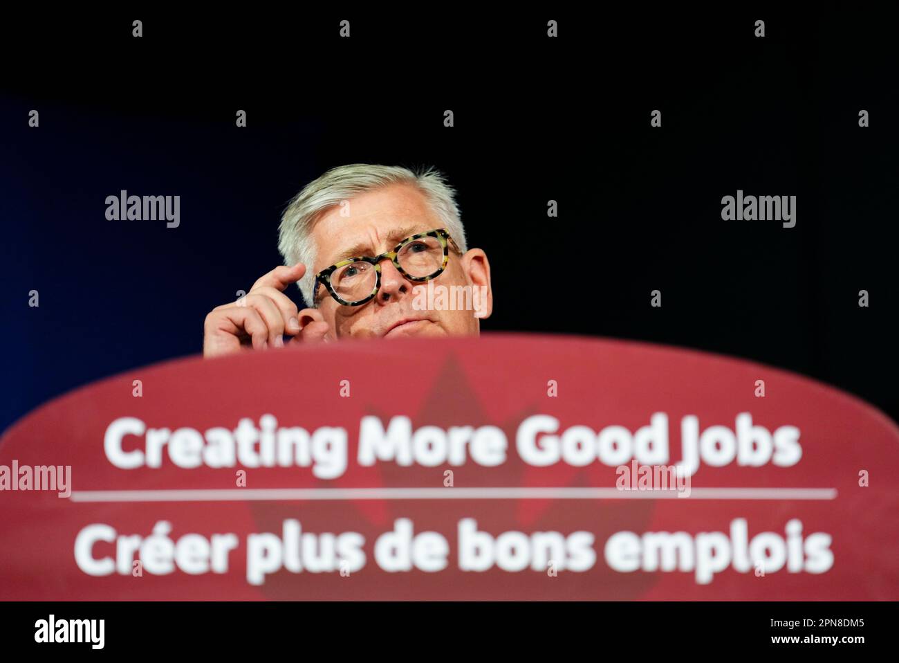 Ottawa, Can. 17th Apr, 2023. Borje Ekholm, President and CEO of ...