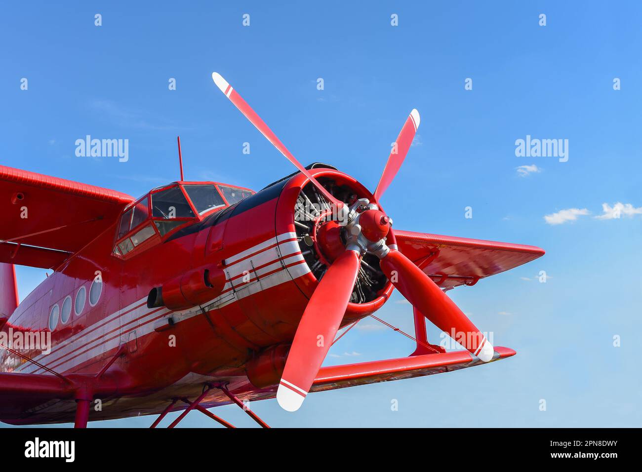 Retro air plane banner design hi-res stock photography and images - Alamy