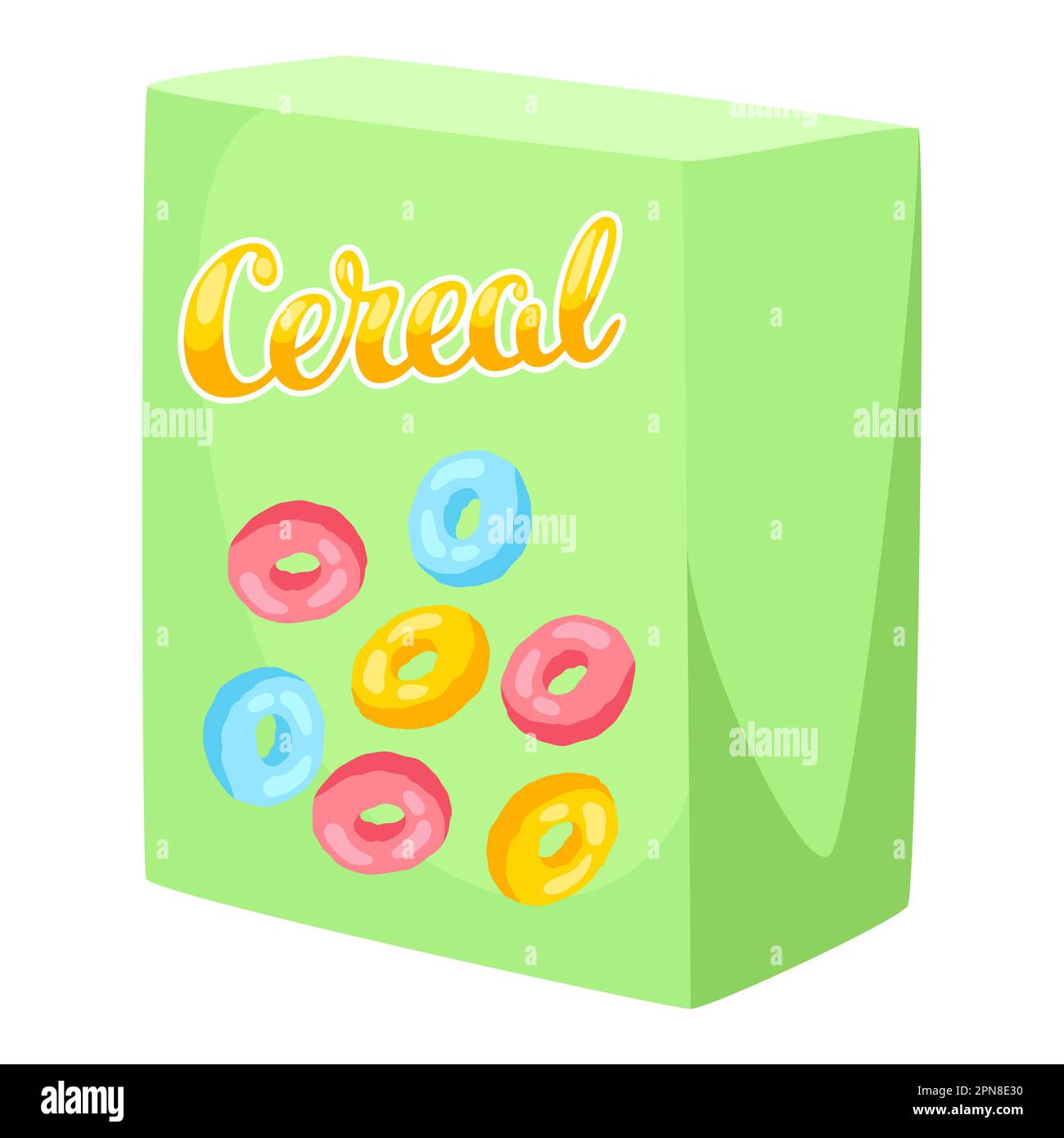Breakfast cereal package. Image of healthy food Stock Vector Image ...