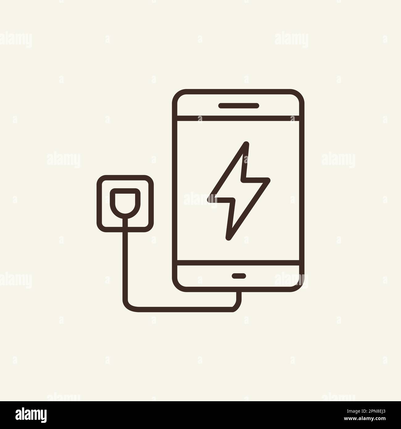 Battery charging process Stock Vector Images - Alamy